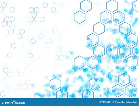 Vector Background Geometric Hexagon Abstract Technology Illustration Stock Vector Illustration