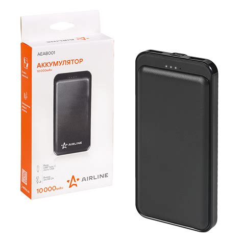 Аккумулятор внешний универсальный (Power bank) 10000мАч: 2xUSB 5V/2A ...