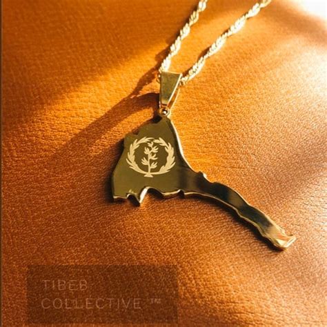 Eritrea Vintage Style Map Print Eritrea Map Poster Gift Etsy