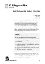 Rockwell Automation T7480 ICS Regent Plus Guarded Analog Output Modules Manuals