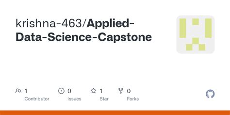 GitHub Krishna Applied Data Science Capstone