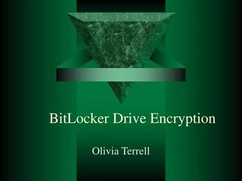Ppt Bitlocker Drive Encryption Powerpoint Presentation Free Download Id 4572194