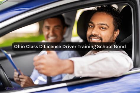 Ohio Class D License Driver Training School Bond Swiftbonds