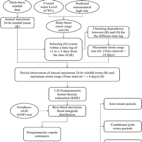 methodological flowchart for the bivariate copula joint analysis under