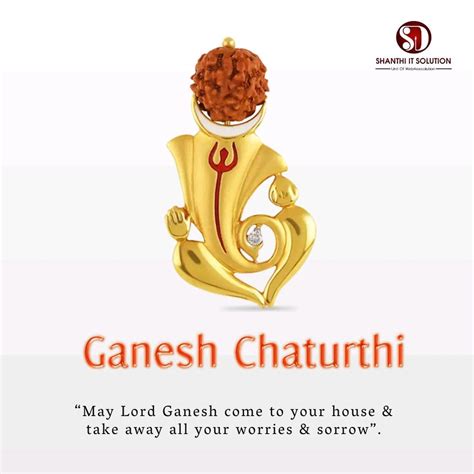 Happy Ganeshchaturthi Linkedin Shanthi It Solution