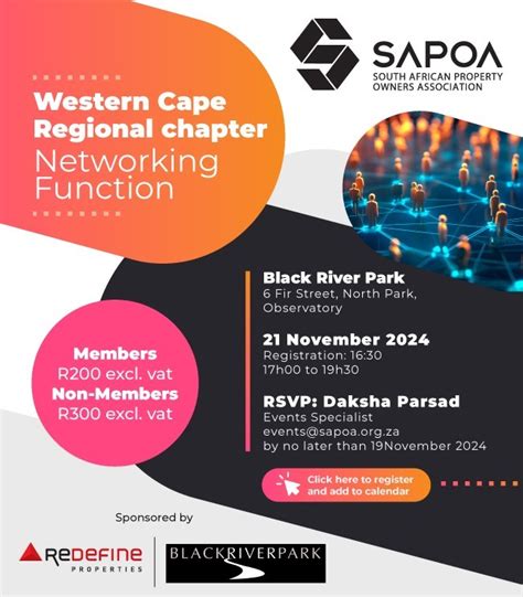 sapoa western cape regional chapter s networking function property wheel