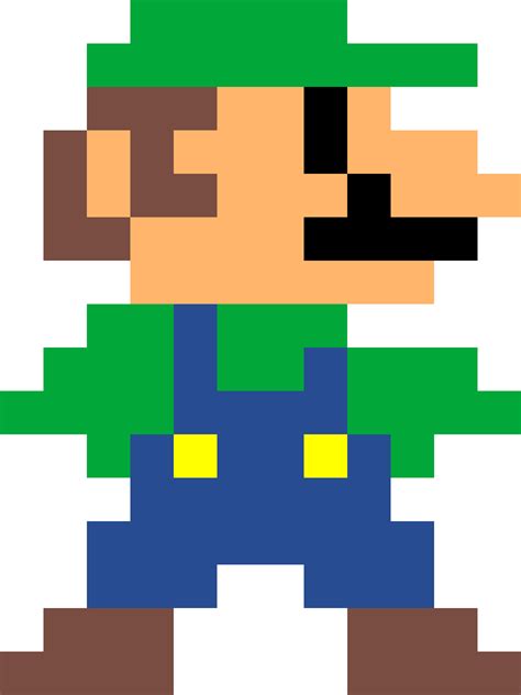 8 Bit Luigi By Usanintendo On Deviantart
