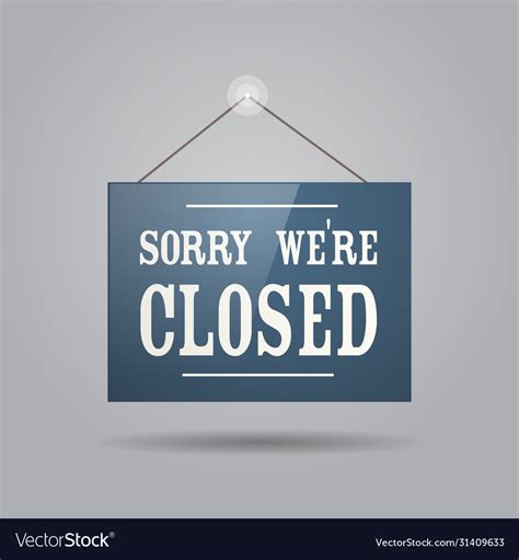 Office Closed Sign