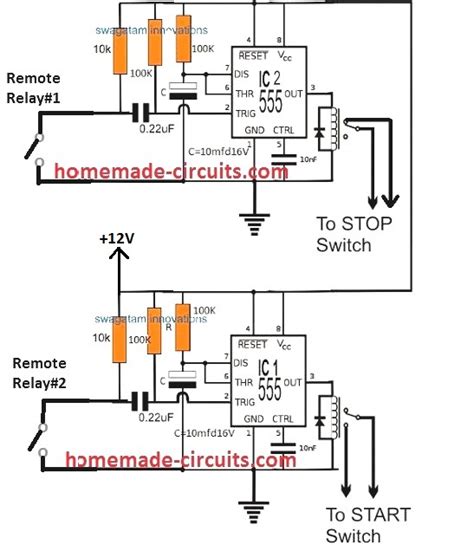 Remote Controlled Submersible Pump Circuit Homemade Circuit Projects
