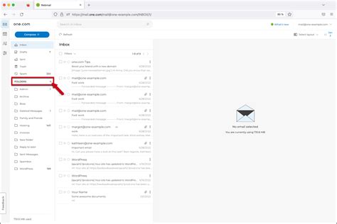 Creating Folders For Your Emails In Webmail Support One Com