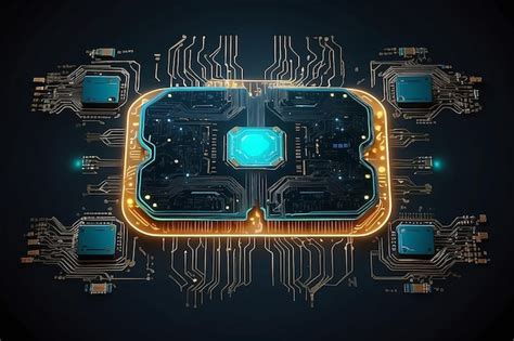 Premium Photo Artificial Cyber Brain For Neural Networks Design