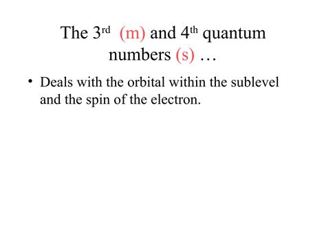 Orbital Shape Orientationt Ppt Chemistry Science