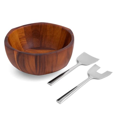rivet salad bowl w servers nambé