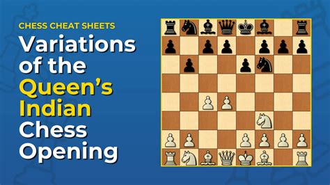 What Are The Variations Of The Queens Indian Chess Opening Chess