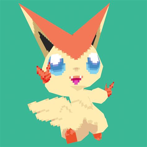 Low Poly Victini By Keanpeanut On Newgrounds