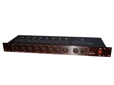 Eight Port DMX Signal Amplifier Stage Light DMX Signal Splitter DMX Splitter In Stage Lighting