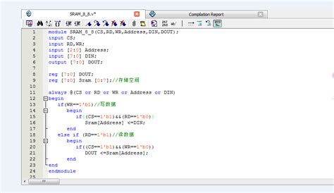Verilog整理笔记之SRAM篇 ant2012 博客园