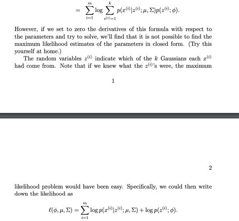 Derivation Of Gaussian Mixture Models Assuming That Hidden Variable Is Known Cross Validated