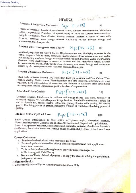 engineering physics b tech cse 1st year universityacademy