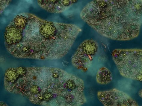 Dnd Battlemap Swamp Etsy