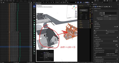 BlenderBIM Arrays IfcRelAggregates IfcOpeningElements IfcMaterials Page OSArch