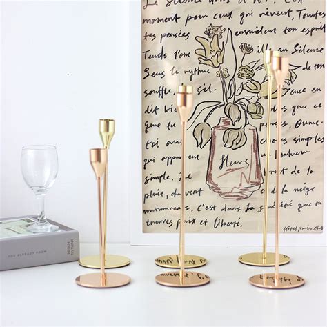 唯物生活烛台摆件北欧浪漫烛光晚餐道具家用蜡烛台摆设桌面装饰品 虎窝淘