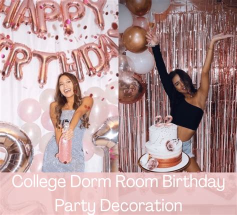 College Dorm Room Birthday Party Decoration