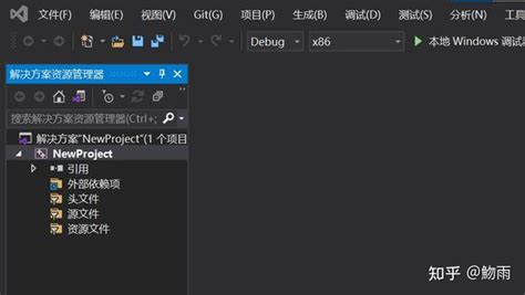 VS中C 项目结构设置 知乎