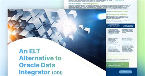 An Elt Alternative To Oracle Data Integrator Odi Ebook Semarchy