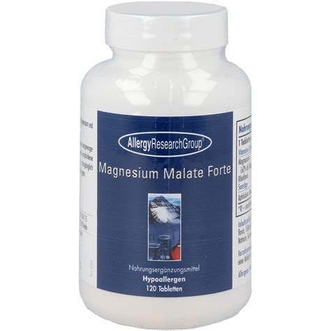 Supplements Magnesium Malate Forte 120 Tablets