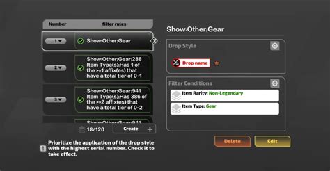 Creating And Editing Item Filters Torchlight Infinite Maxrollgg