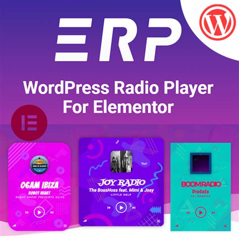 Erplayer Elementor Radio Player Eklentisi Satın Al Wordpress Tema