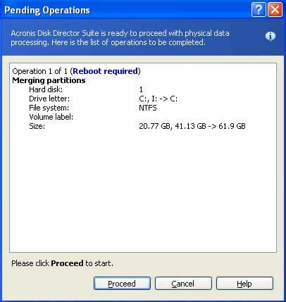 Tutorial Merge Partitions To Extend C Boot Drive With Freeware