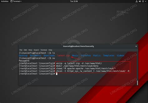 How To Install Nextcloud On Rhel 8 Centos 8 Server Linux Tutorials Learn Linux Configuration