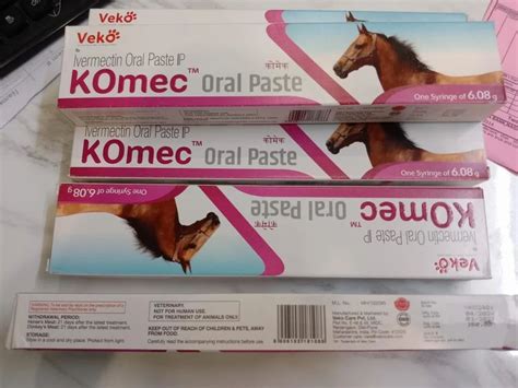 Komec Ivermectin Oral Paste Strength 6mg At ₹ 350 Box In Nagpur Id 2856412507633