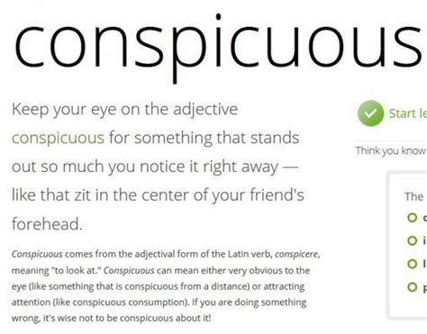 What Does Conspicuous Mean Hot Sale