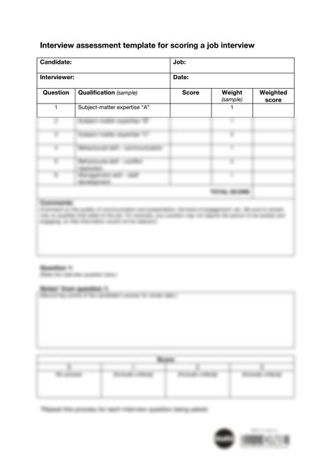 Solution Job Interview Assessment Studypool