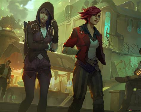 Arcane Vi League Of Legends Lol K Wallpaper Download