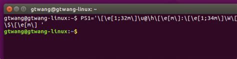 自訂 Linux 的 Bash Shell 命令提示字串 Prompt（一）：基本用法 G T Wang