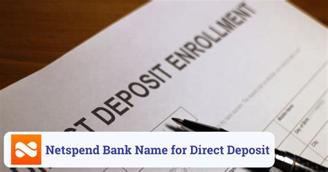 Netspend Bank Name How To Set Up Direct Deposits