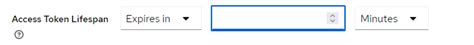 Client Advanced Settings Access Token Lifespan Displayed As Never