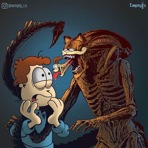 Alien Garfield Rimsorryjon