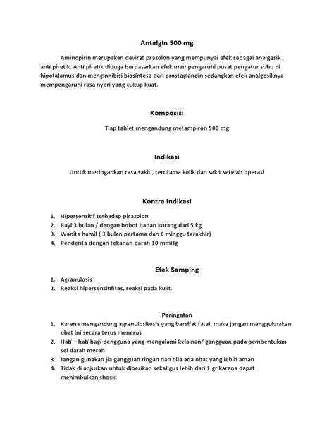 Antalgin 500 Mg Pdf
