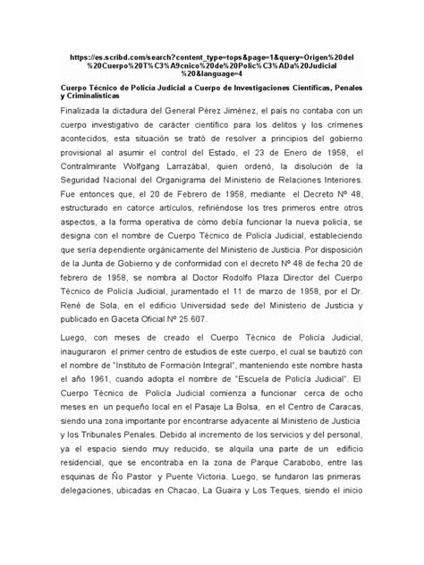 Ptj A Cicpc Pdf Ciencia Forense Policía