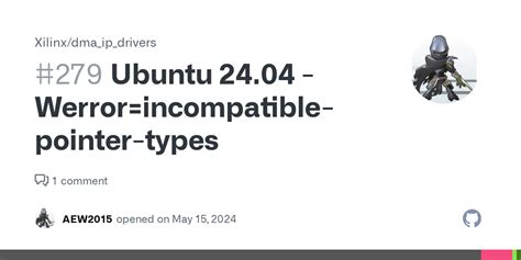 Ubuntu 2404 Werrorincompatible Pointer Types · Issue 279 · Xilinxdmaipdrivers · Github
