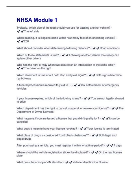 Nhsa Module 1 Questions And Answers Already Graded A Nhsa Module 1