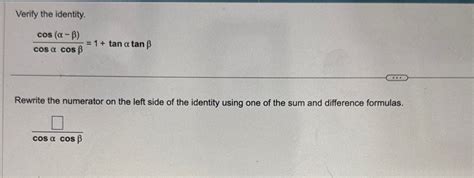 Solved Verify The
