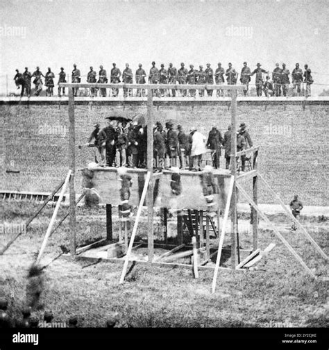 Execution Of Mary Surratt Lewis Powell David Herold And George