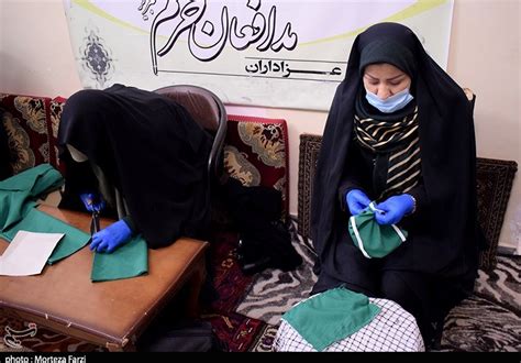 تولید ماسک توسط جهادگران و خواهران بسیجی تبریز به روایت تصویر تسنیم