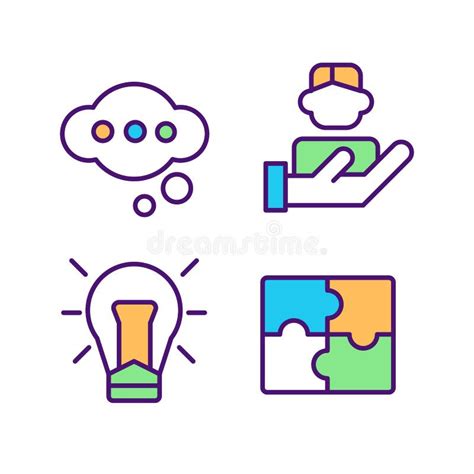 团队像素完美rgb颜色图标 向量例证 插画 包括有 企业家 创造性 线路 编辑可能 动画片 艺术 250796671